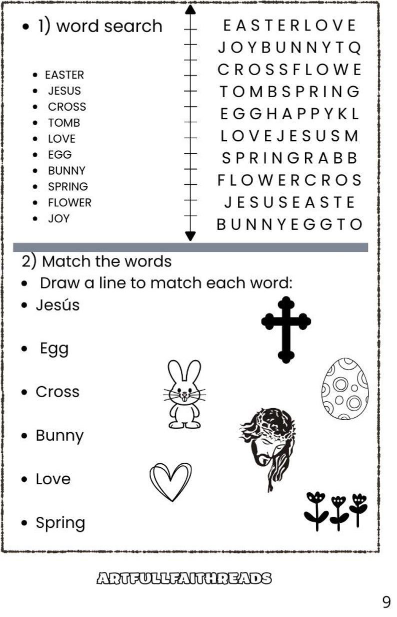 Easter Coloring Activity Book for Kids - Etsy