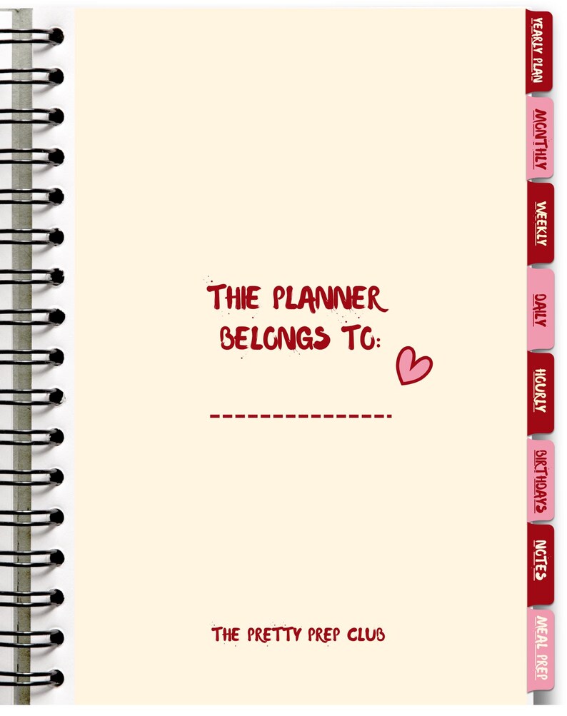 Digital Interactive Girly Planner 2026 | All-in-one Yearly, Monthly ...