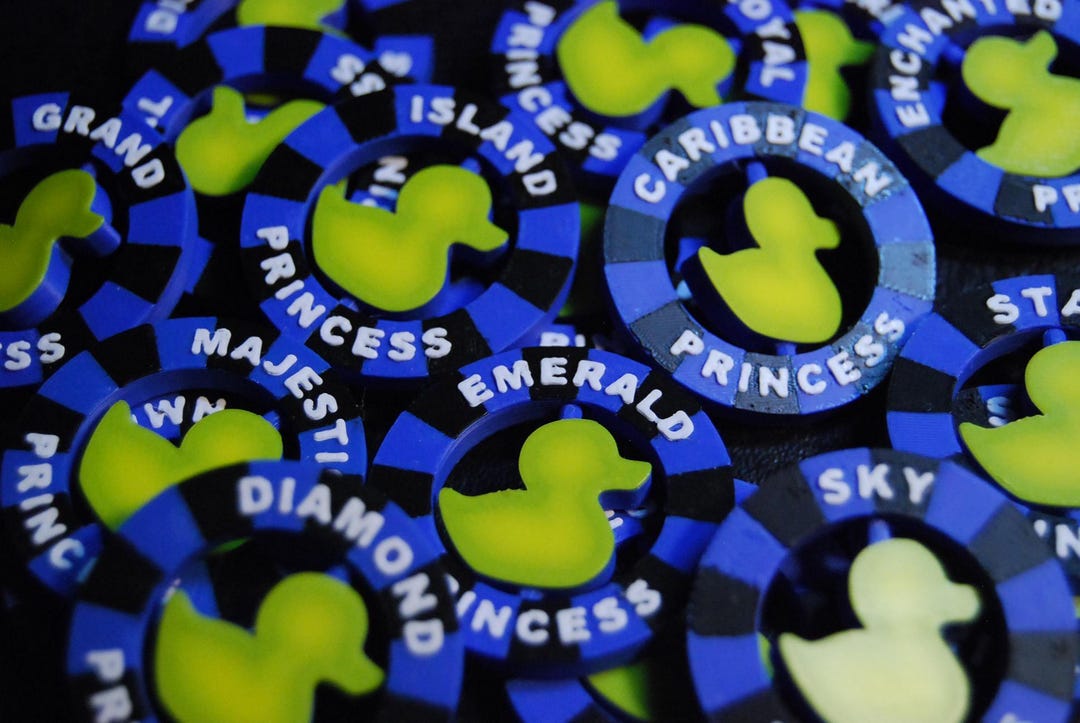 20 - Princess Spinning Duck Cruise Coins, Poker Chip, Custom Ship ...