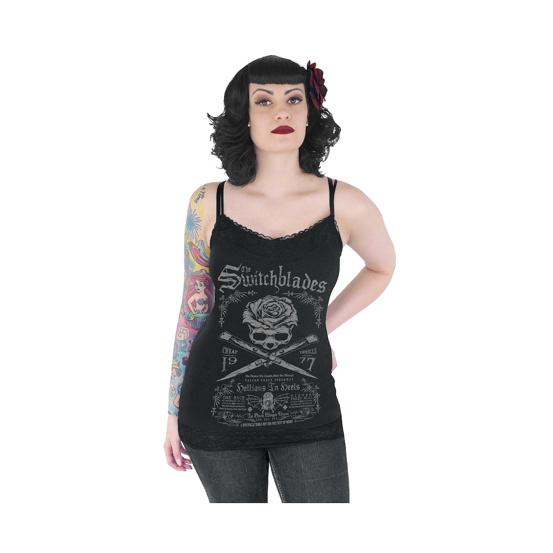 The Switchblades Women's Lace Cami - Etsy