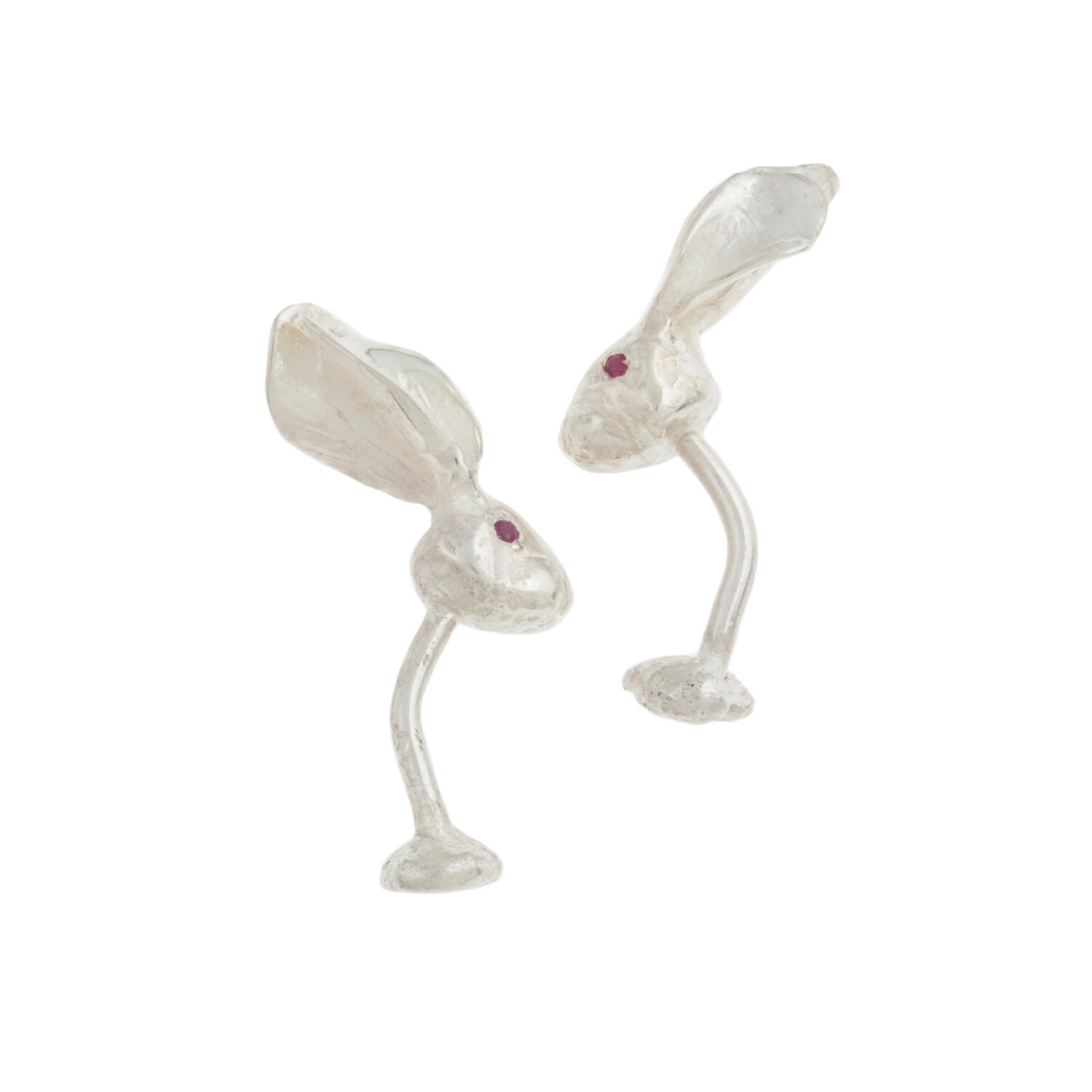 Silver Hare Cufflinks - Etsy