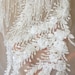 3D Flower Hand Beaded Dress Bodice Panel Beautiful Fringe - Etsy