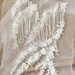 3D Flower Hand Beaded Dress Bodice Panel Beautiful Fringe - Etsy