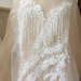 3D Flower Hand Beaded Dress Bodice Panel Beautiful Fringe - Etsy