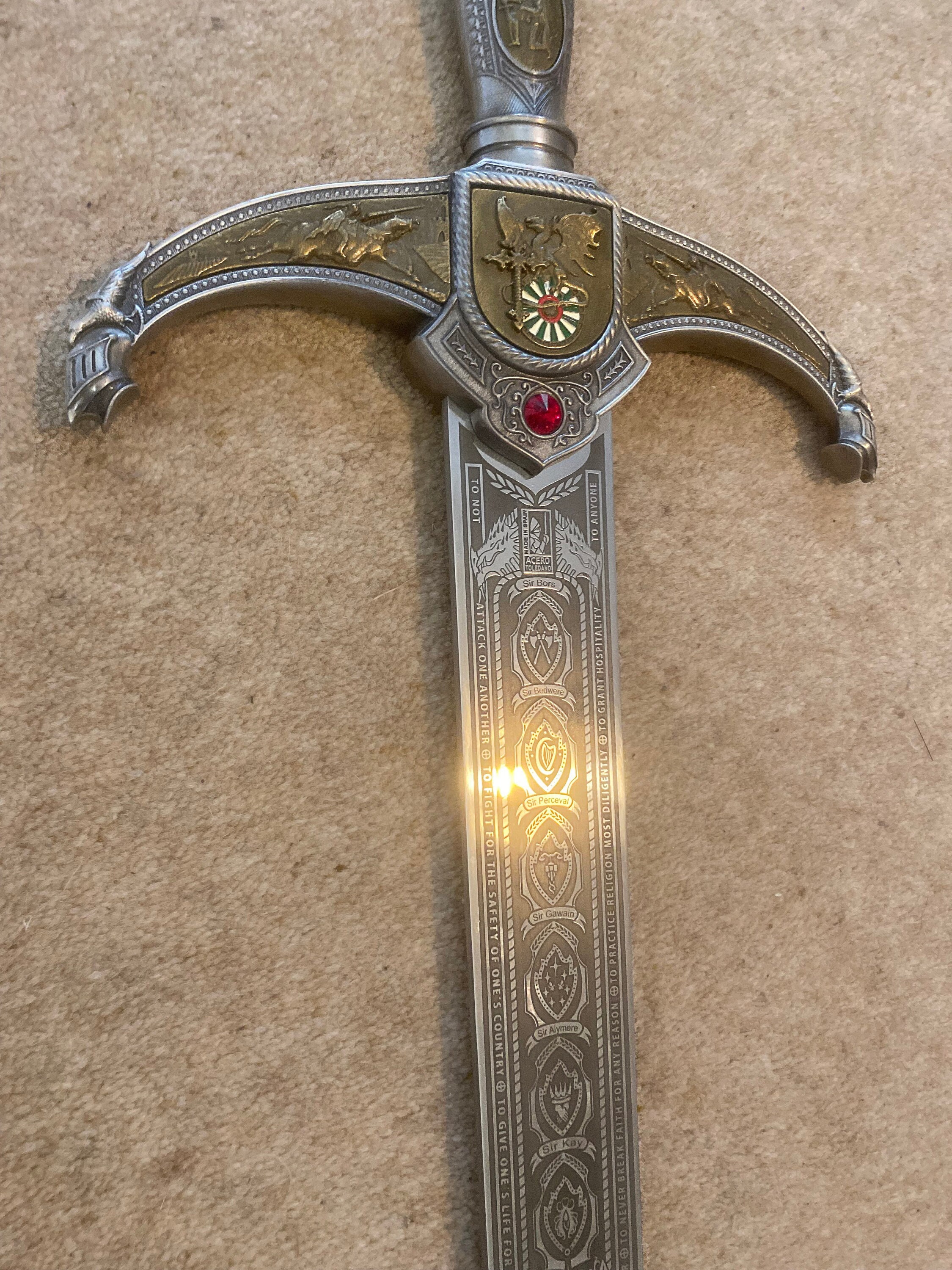 Legendary Avalon Sword, Handmade - Etsy