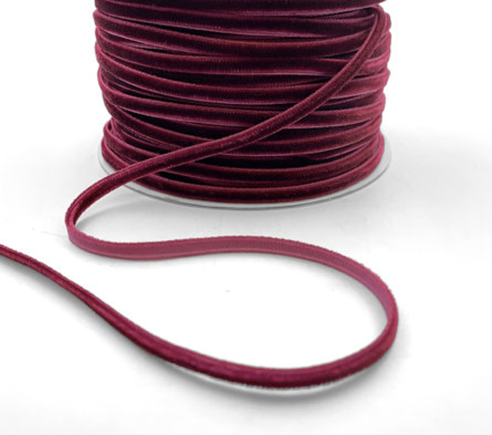 Velvet 1/8 Inch Ribbon by the Yard Necklace Velvet String - Etsy