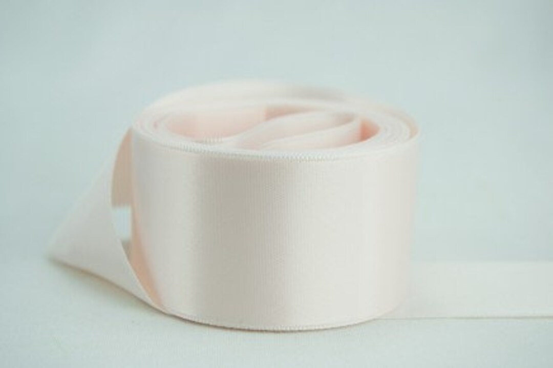 Satin Ribbon Blushing Pink Double Satin Many Sizes to Choose From Hair ...