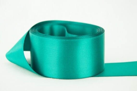 Satin Ribbon Jade Double Satin Many Sizes to Choose From Hair | Etsy