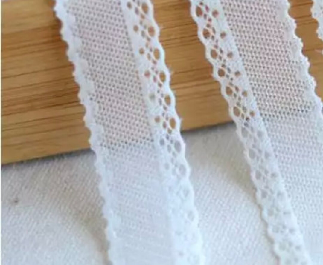 1 Inch Lace by the Yard Cream off White Bridal White Doll Trim 2cm ...