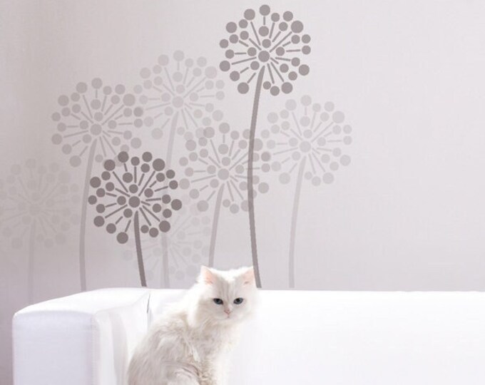 Allium Flower Stencil From the Stencil Studio. Reusable Stencil for ...