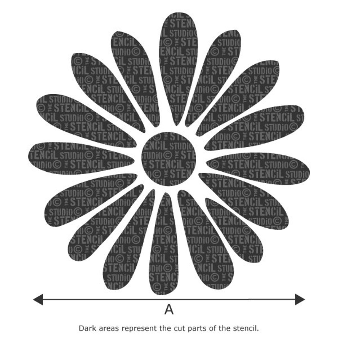 Daisy Flower Stencil From the Stencil Studio. Reusable - Etsy