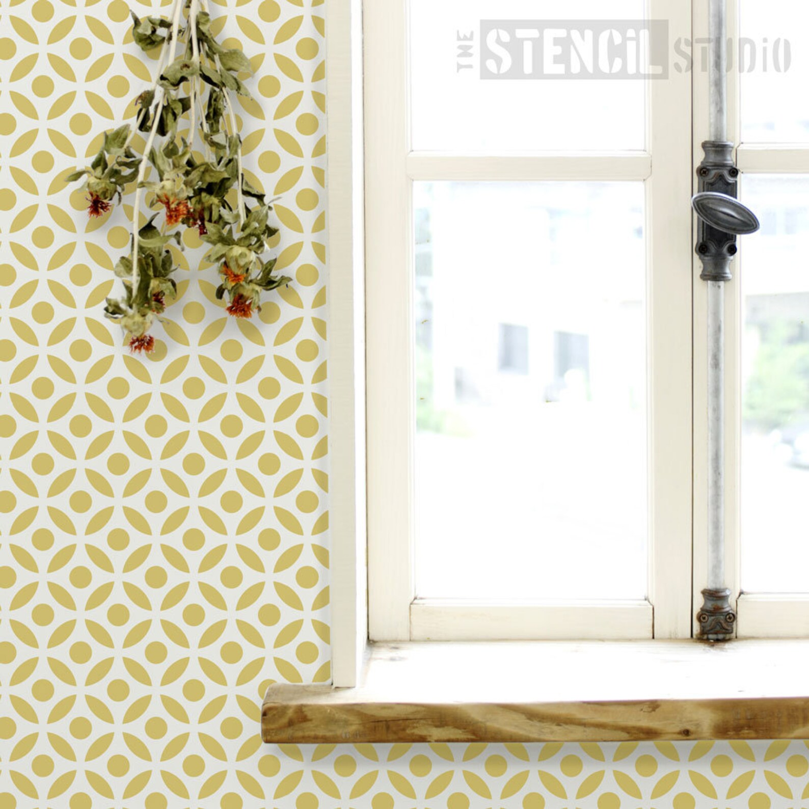 Chloe Dots Stencil -repeat Pattern Reusable Wall Stencil - Scandi Style ...