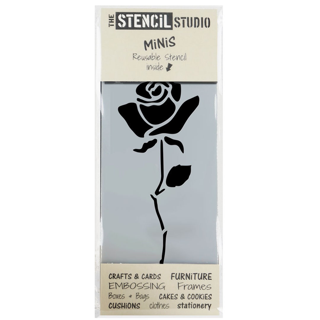 Rose Stem Stencil - Stencil Minis From the Stencil Studio. Handy Little ...