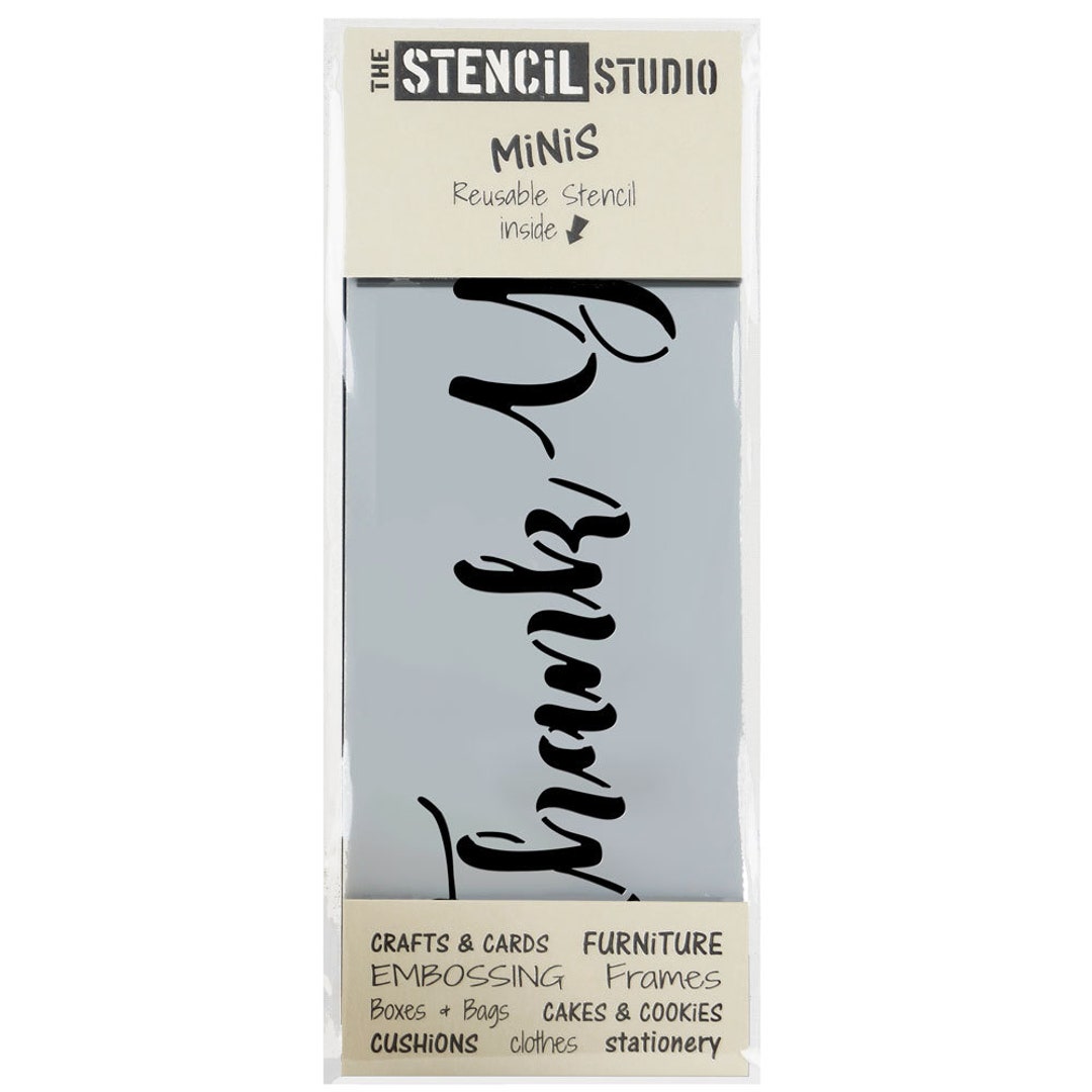 Thank You - Stencil Minis From the Stencil Studio. Handy Little ...