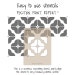 Bloom Wall Stencil From the Stencil Studio. Reusable Stencils for Home ...
