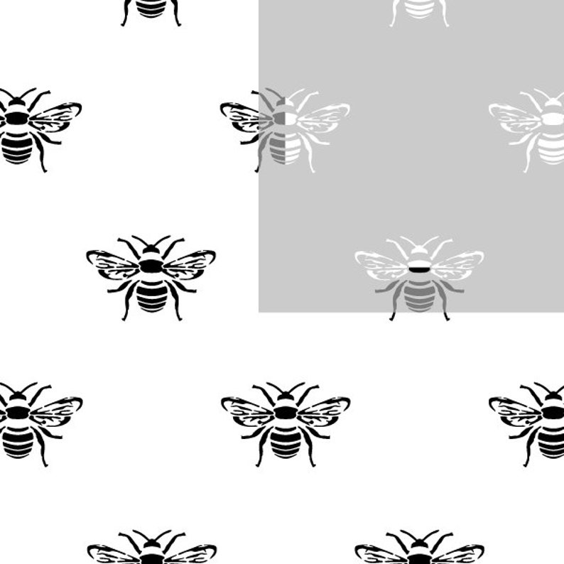 Bee Repeat Stencil - Bees Stencils - Insect Stencils - Reusable ...