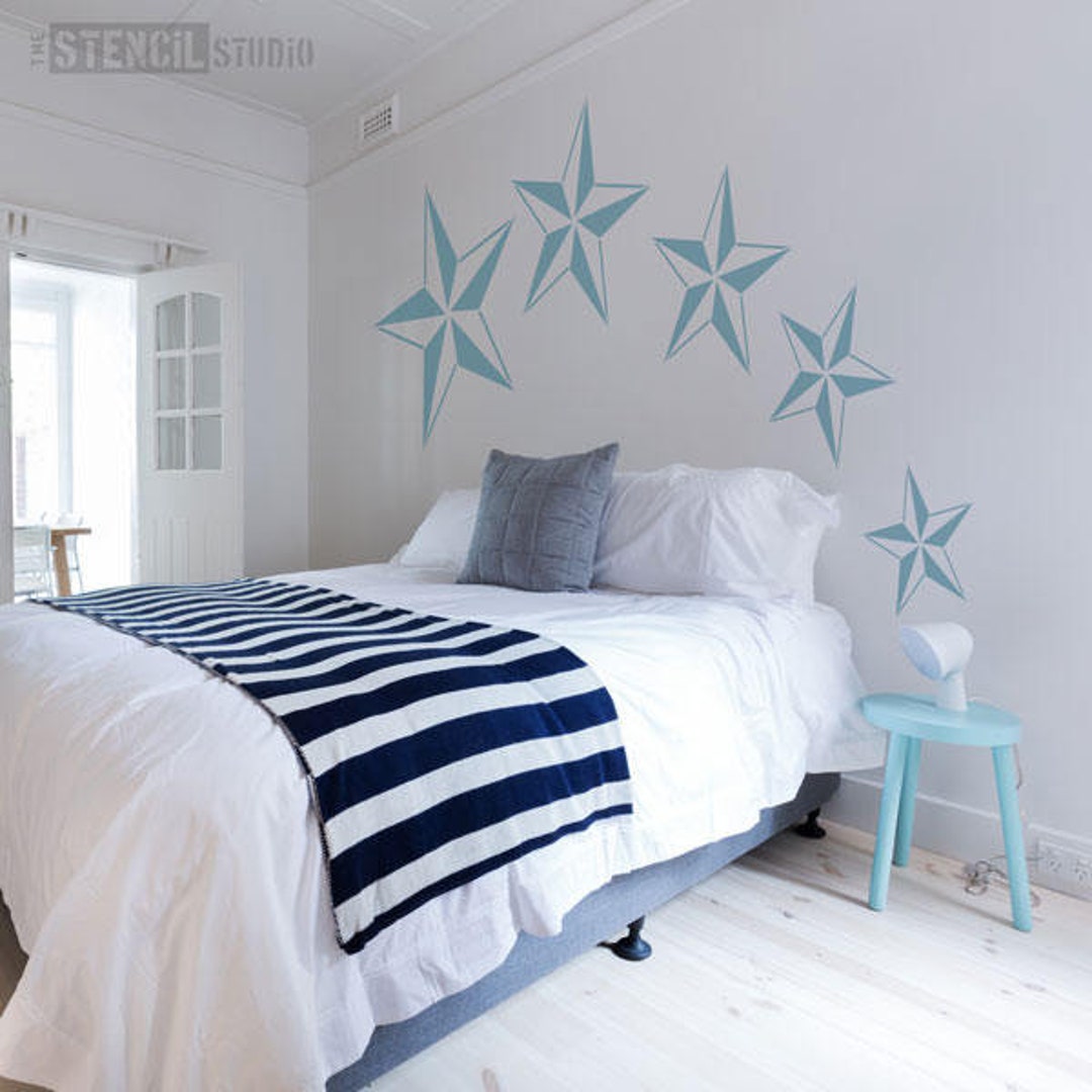 Nautical Star Stencil From the Stencil Studio. Reusable Home Decor ...