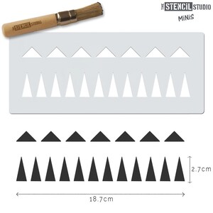 Triangle Borders - Stencil Minis From the Stencil Studio. Handy Little ...