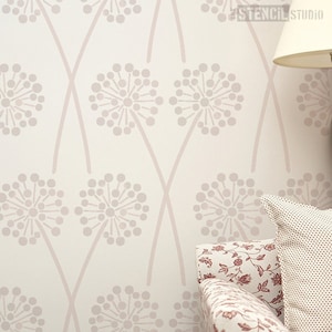Allium Flower Stencil From the Stencil Studio. Reusable Stencil for ...