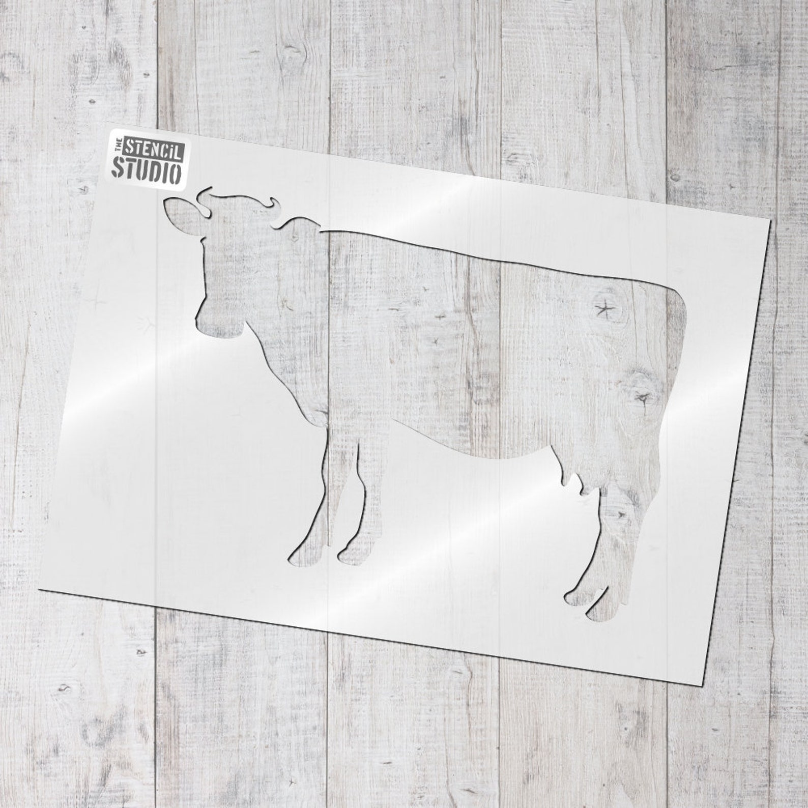 Cow Stencil -don't You Just Love Cows? Farm Animal Design -reusable ...