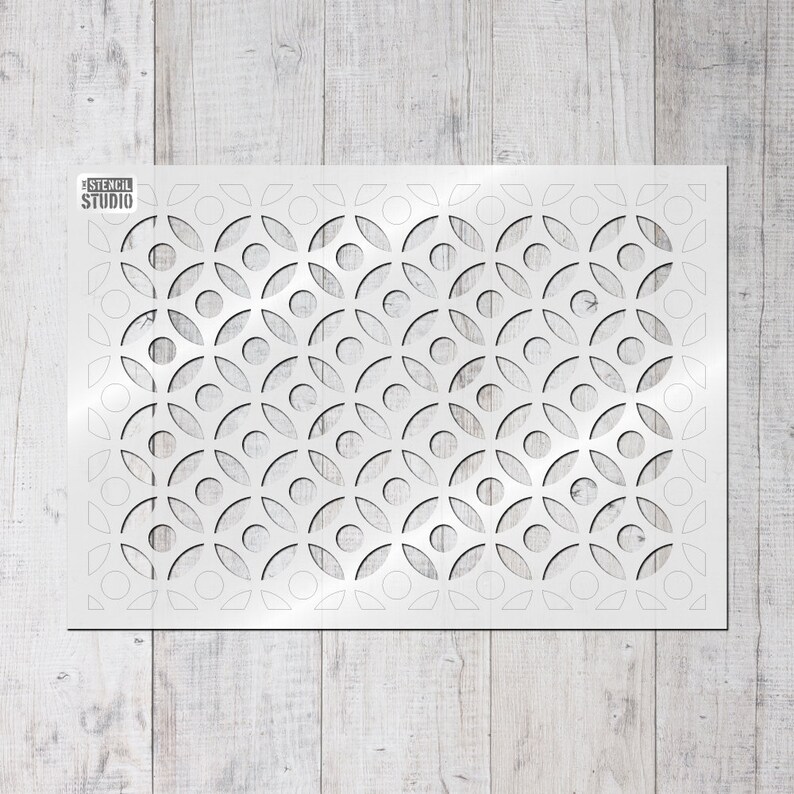 Chloe Dots Stencil -repeat Pattern Reusable Wall Stencil - Scandi Style ...