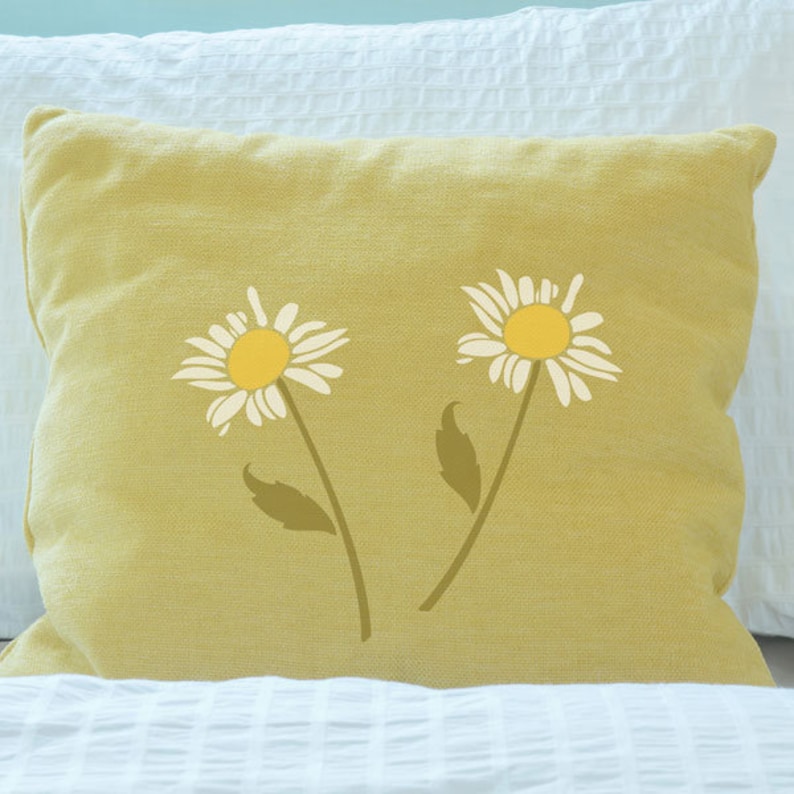 Daisy Stem Stencil From the Stencil Studio. Floral Stencils. - Etsy