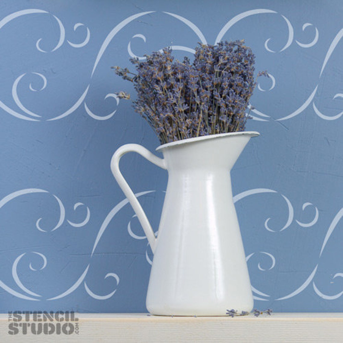 Swirl Pattern Stencil From the Stencil Studio. Reusable Home Decor ...