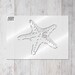 Stella Starfish Stencil From the Stencil Studio. Bathroom Stencils ...