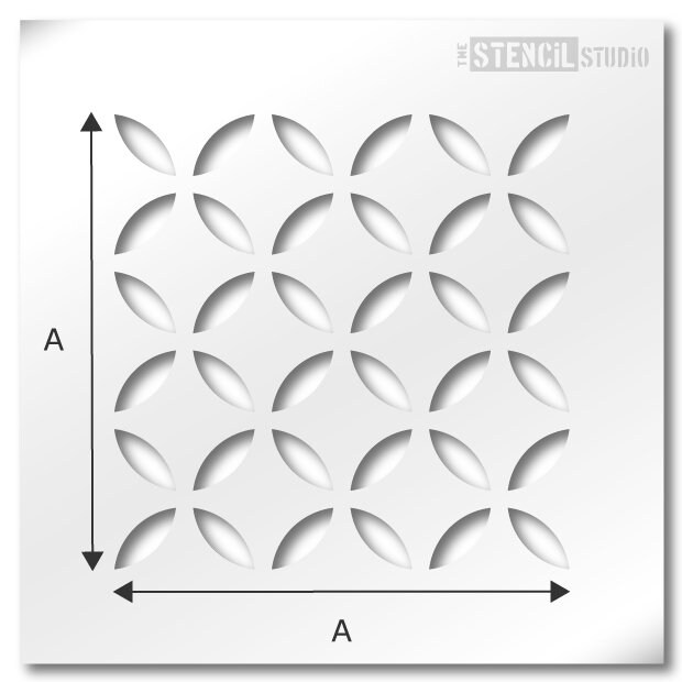 Calcot Tile Stencil Pattern Tile Stencil Stencils for - Etsy