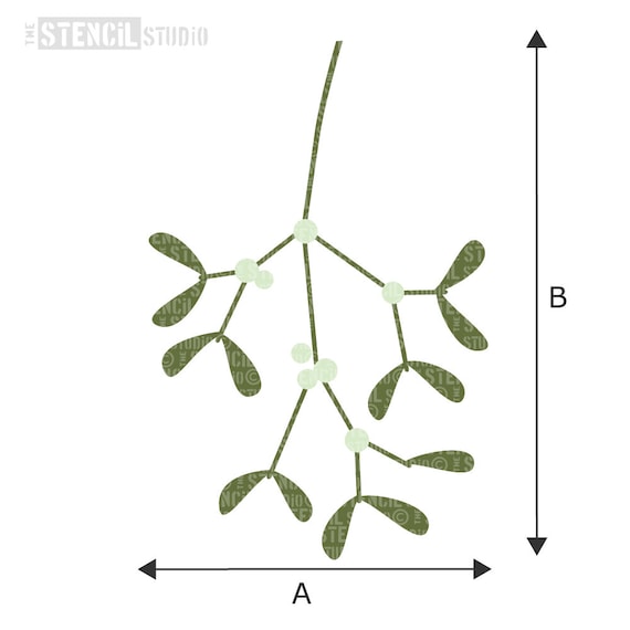 Mistletoe Leaf Template