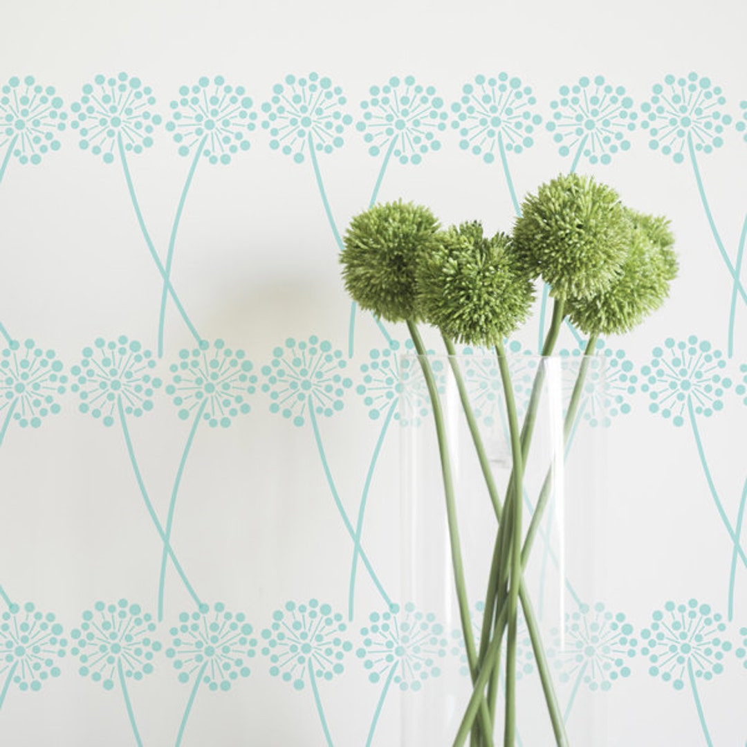 Allium Flower Stencil From the Stencil Studio. Reusable - Etsy UK