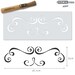 Scrolls Stencil - Stencil Minis From the Stencil Studio. Handy Little ...