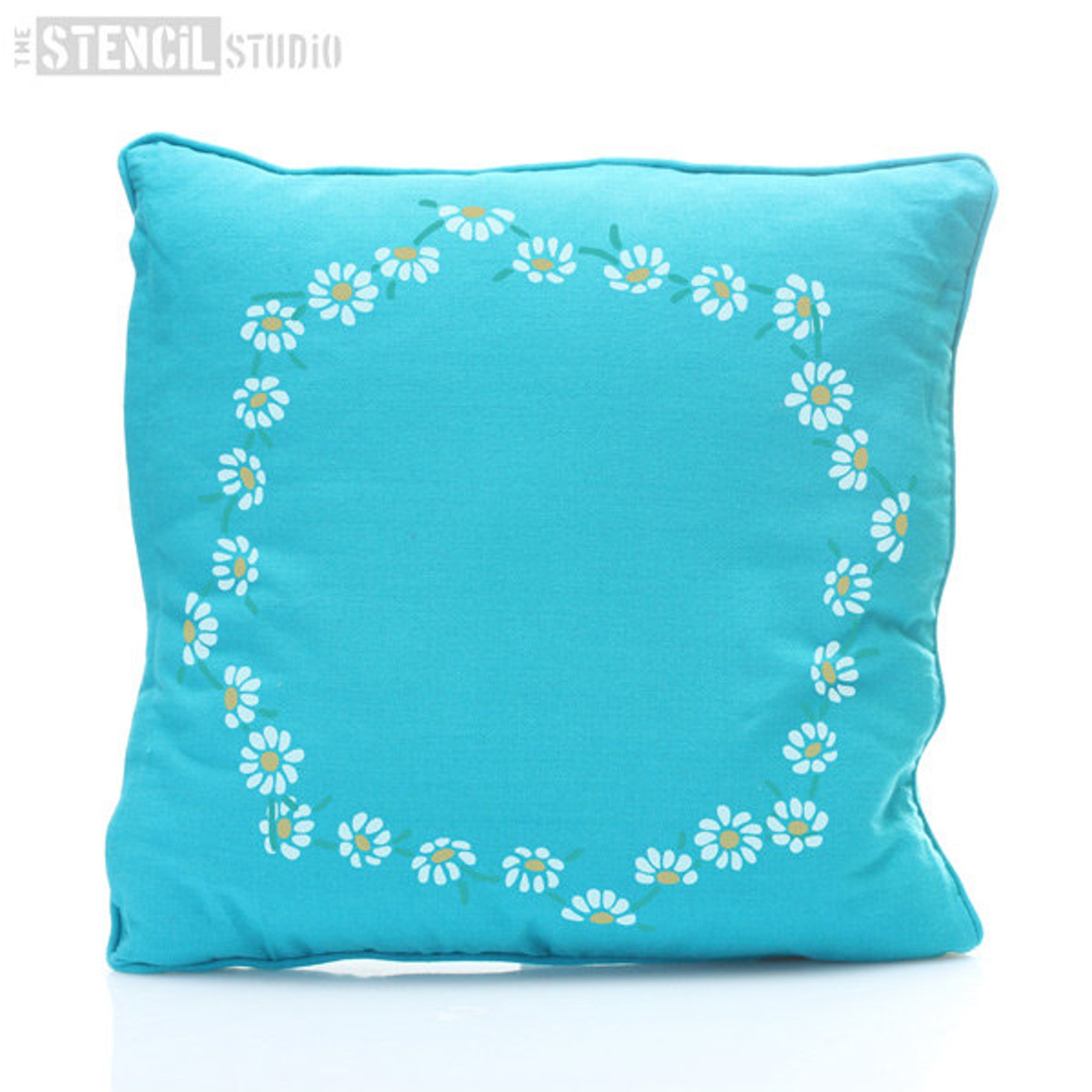 Daisy Chain Stencil - Daisy Flower Stencils - Floral Stencils - Nursery ...