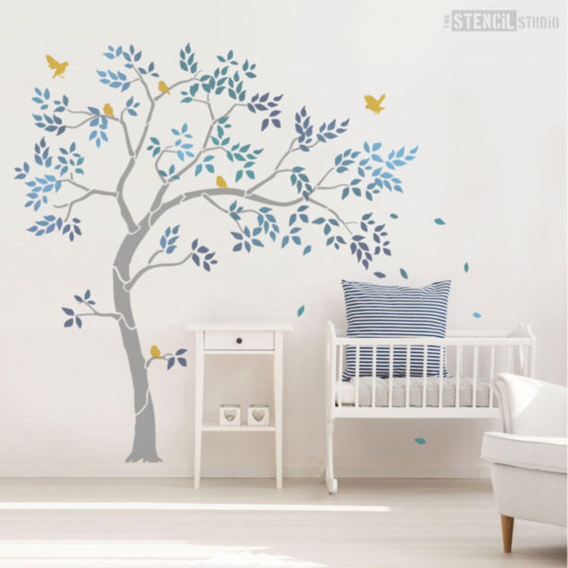 Tree Stencils Nursery Stencils Wall Mural Stencils - Etsy UK