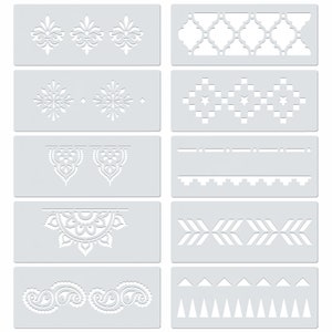 Patterns - Set of 10 Stencil Minis From the Stencil Studio. Handy ...