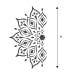 Rohan Mandala Indian Motif Stencil. Reusable Indian Themed Stencils for ...