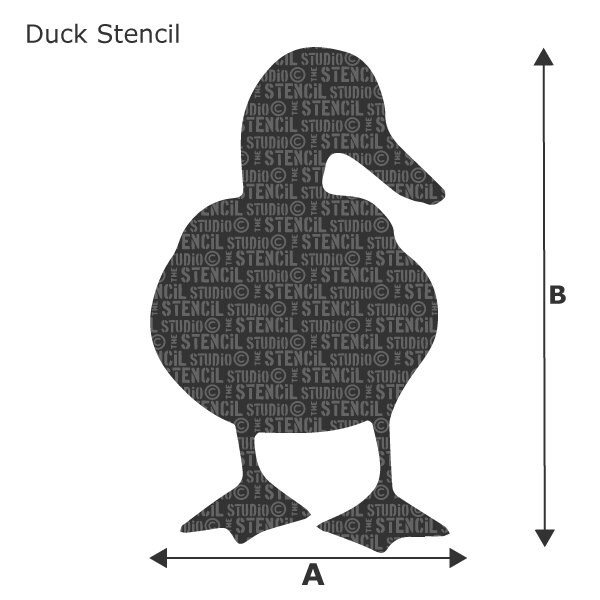 Duck Stencil From the Stencil Studio. Reusable, Easy to Use. 10072 - Etsy