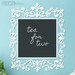 Ornate Square Frame Stencil - Detailed Frame Template for DIY Crafts ...