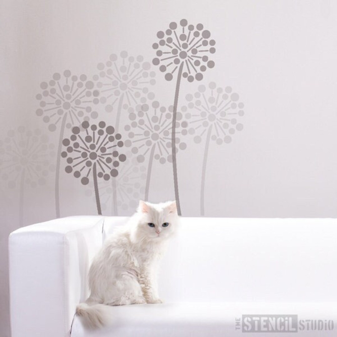 Allium Flower Stencil From the Stencil Studio. Reusable Stencil for ...