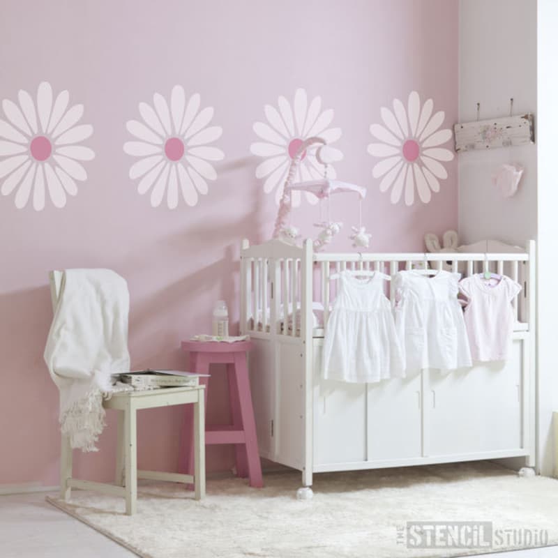 Daisy Stencil - Etsy