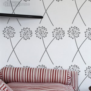 Allium Flower Stencil From the Stencil Studio. Reusable Stencil for ...