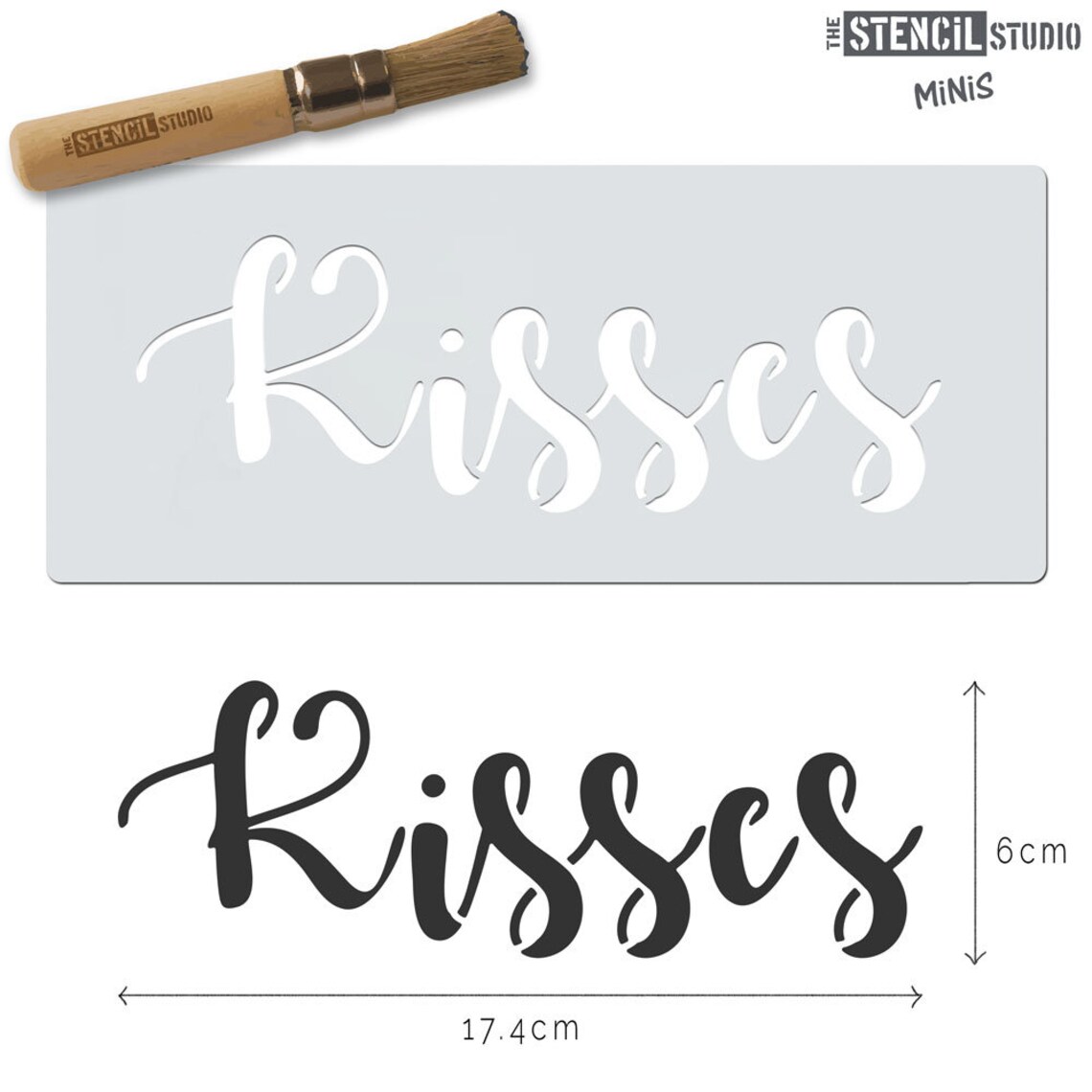 Kisses - Stencil Minis From the Stencil Studio. Handy Little Reusable ...