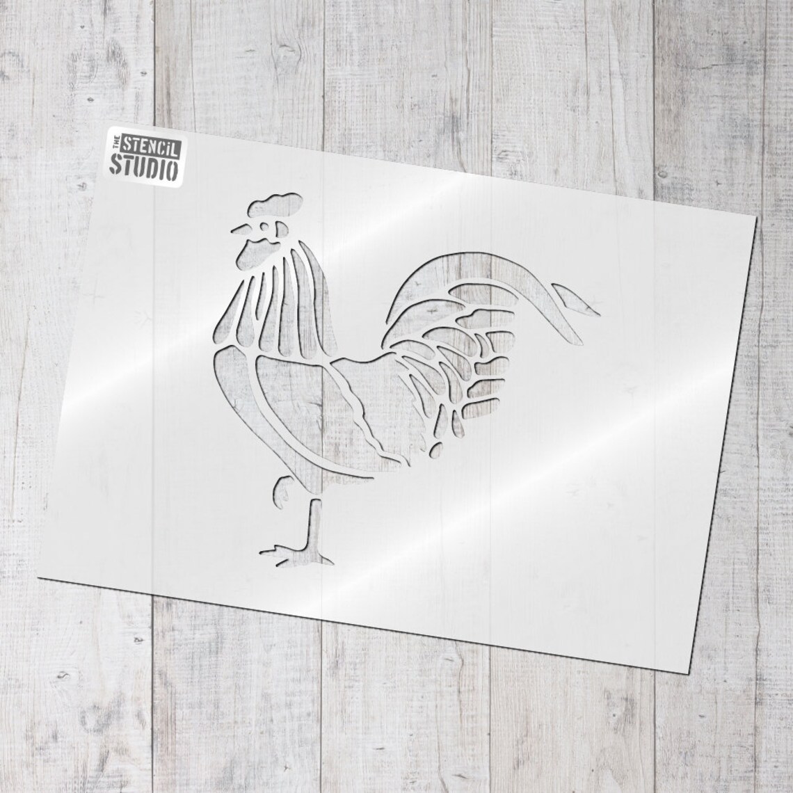 Cockerel Stencil - Bird Stencils - Farmyard Stencils - the Stencil ...