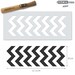 Chevron Pattern Stencil - Stencil Minis From the Stencil Studio. Handy ...
