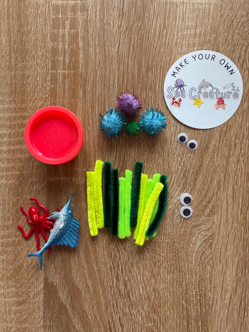 Make Your Own Sea Creature Party Favors - Etsy