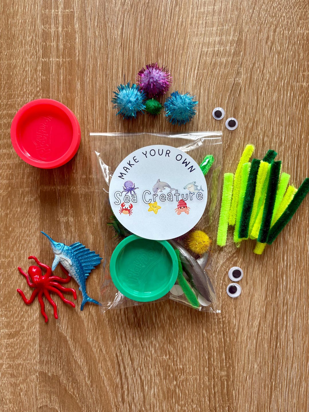 Make Your Own Sea Creature Party Favors - Etsy
