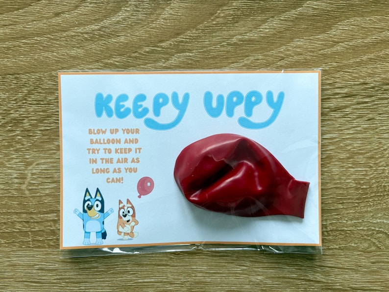 Keepy Uppy- Bluey Themed Party Favor - Etsy