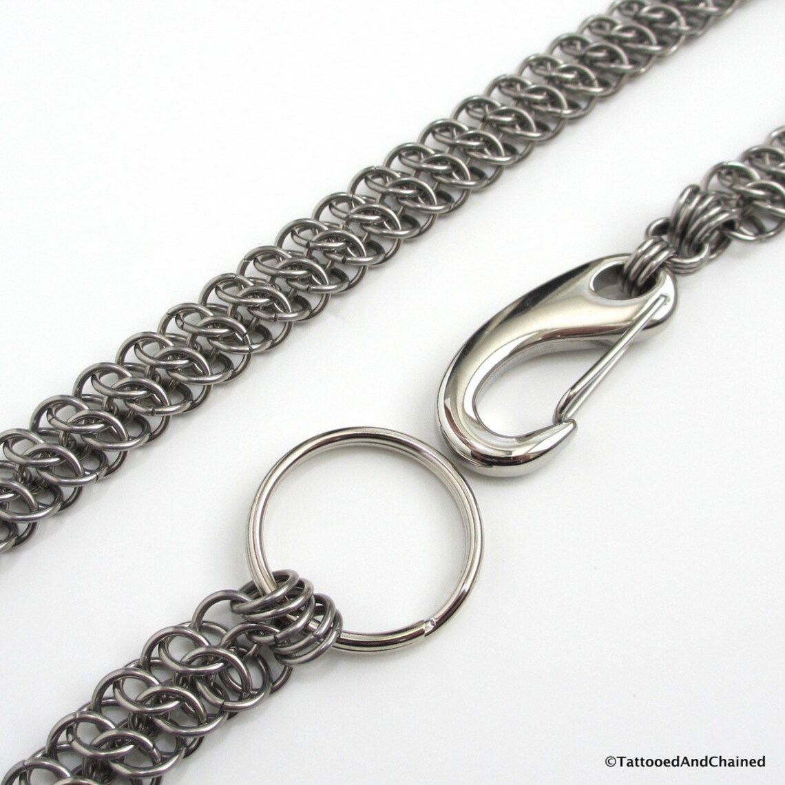 Chainmail Wallet Chain Stainless Steel GSG Weave - Etsy