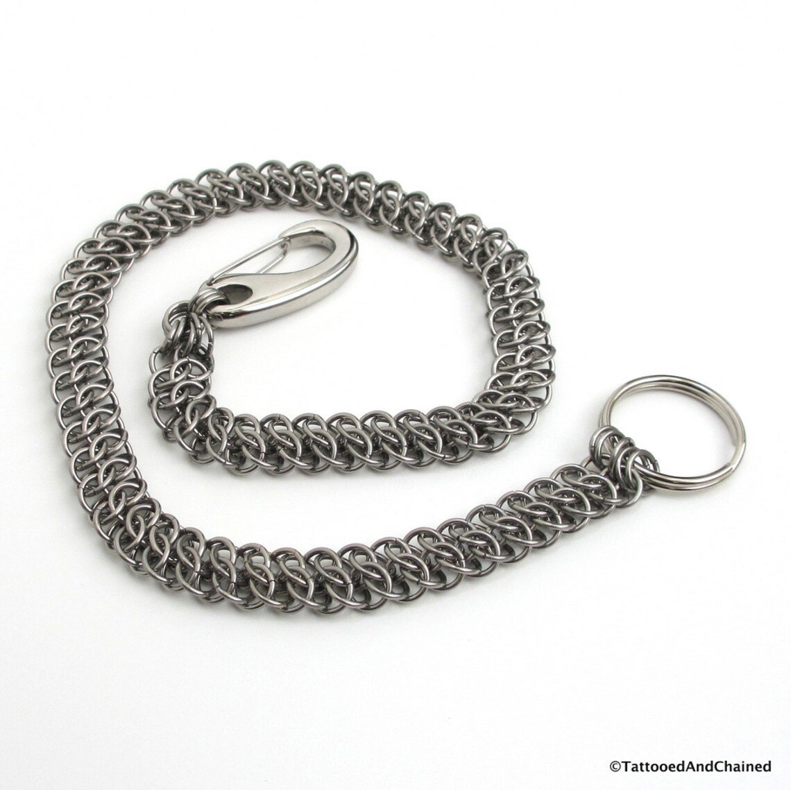 Chainmail Wallet Chain Stainless Steel GSG Weave - Etsy