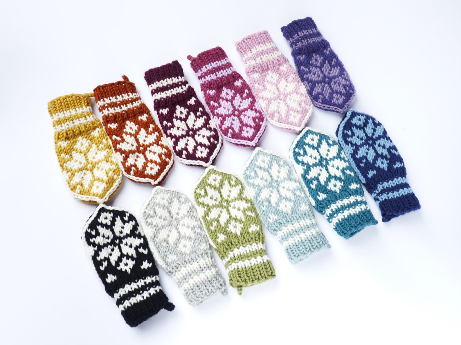 PATTERN! Knit Your Own Norwegian Babymittens! Knitting Instructions ...